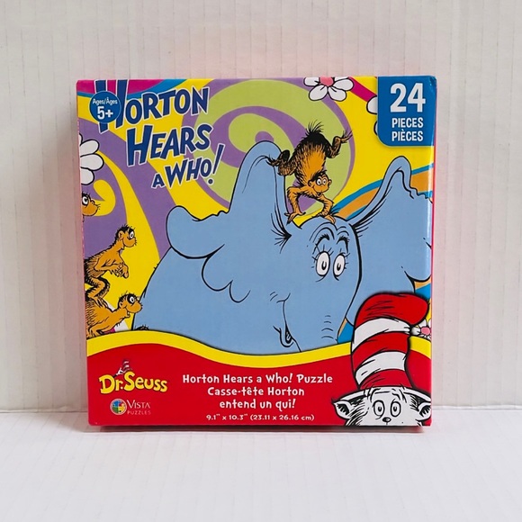Dr. Seuss | Toys | Dr Seuss Horton Hears A Who 24 Piece Puzzle | Poshmark
